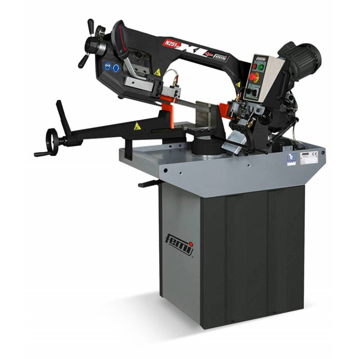 Scie à ruban FEMI N 251 DA XL– descente semi auto 2 Vitesses 400V ...